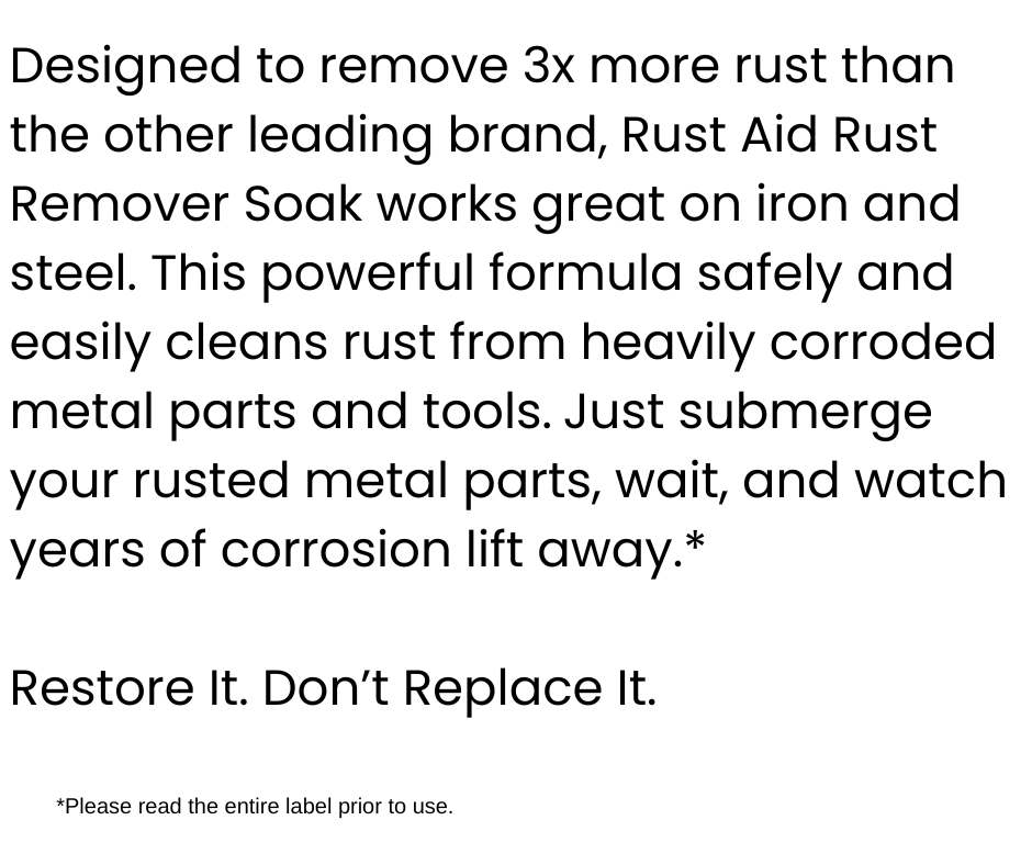 Learn More About RUST AID Rust Remover Soak - Goof Off